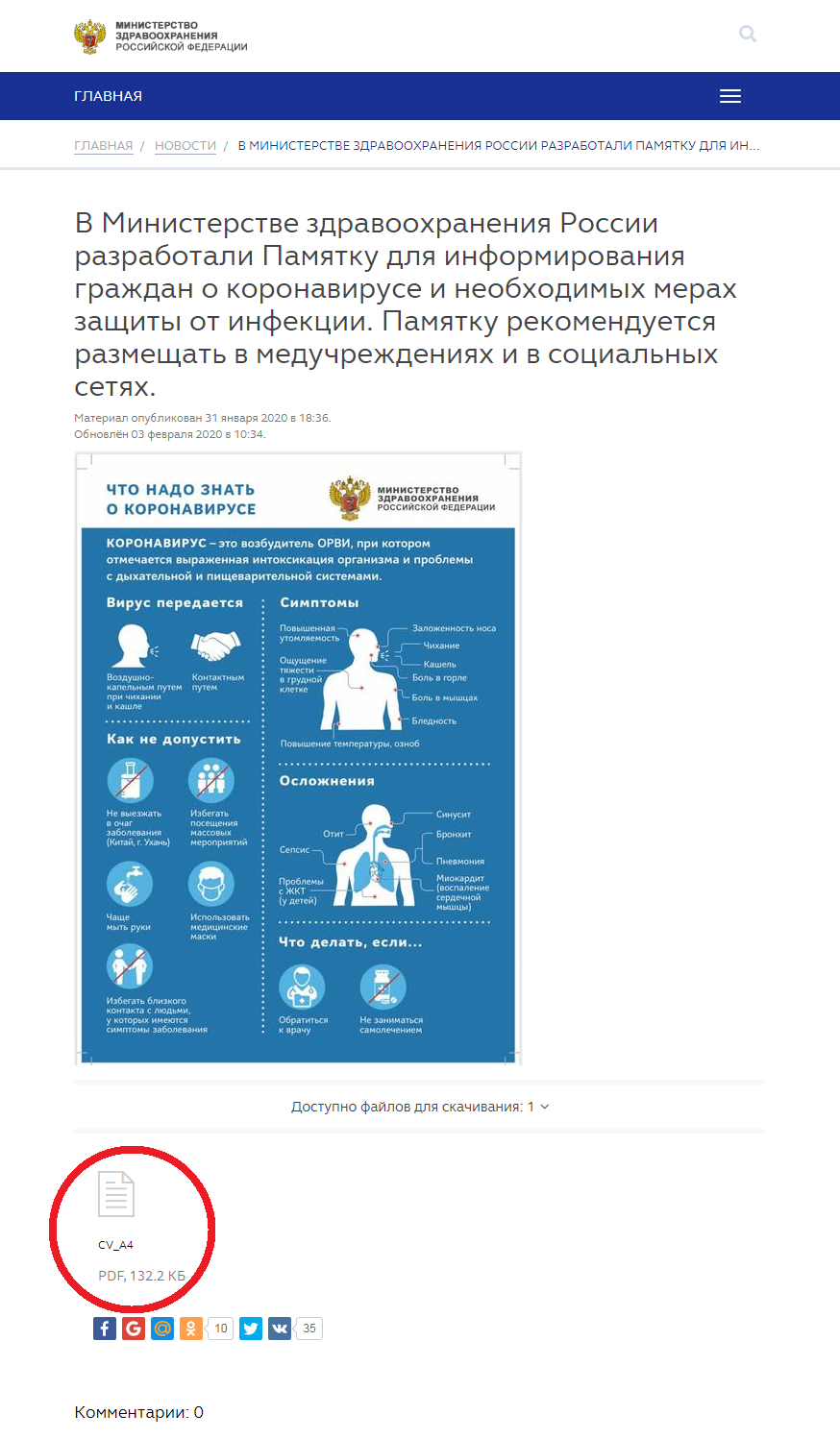 Минздрав и коронавирус | Пикабу