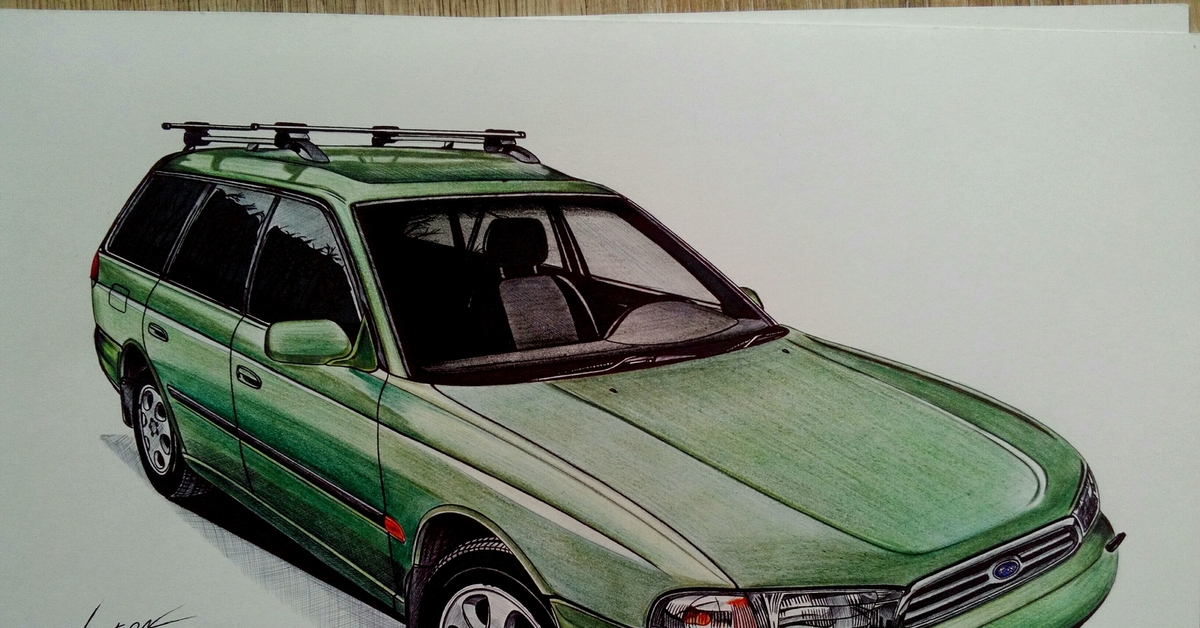 Subaru legacy b3 wagon | Пикабу
