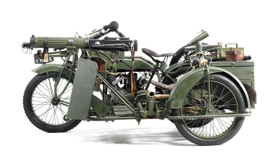 1916/17 Matchless-Vickers Machine Gun Motorcycle | Пикабу
