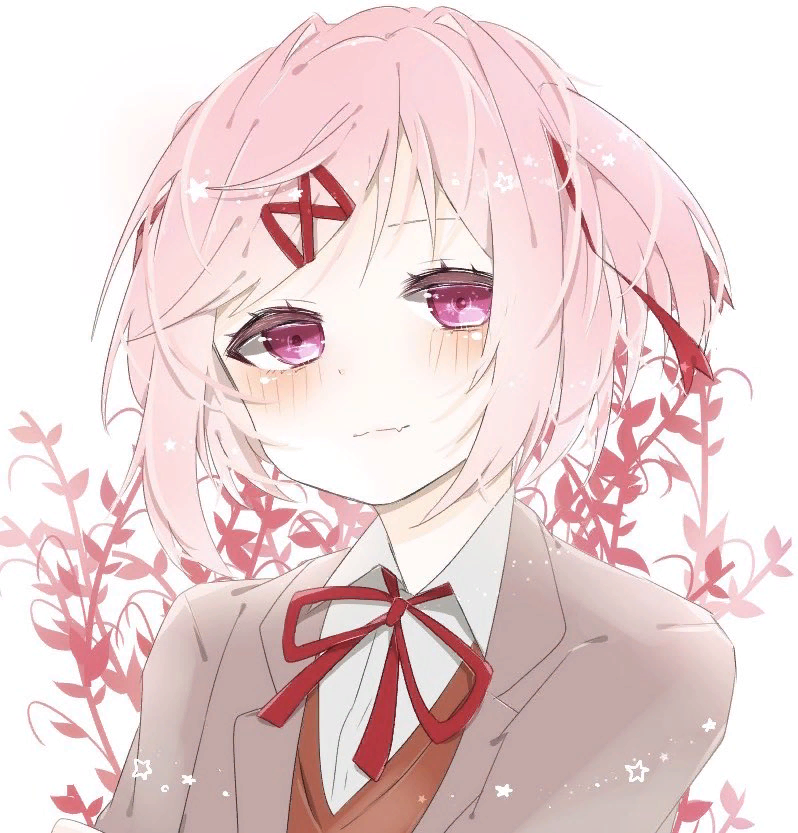 Smug Natsuki | Пикабу