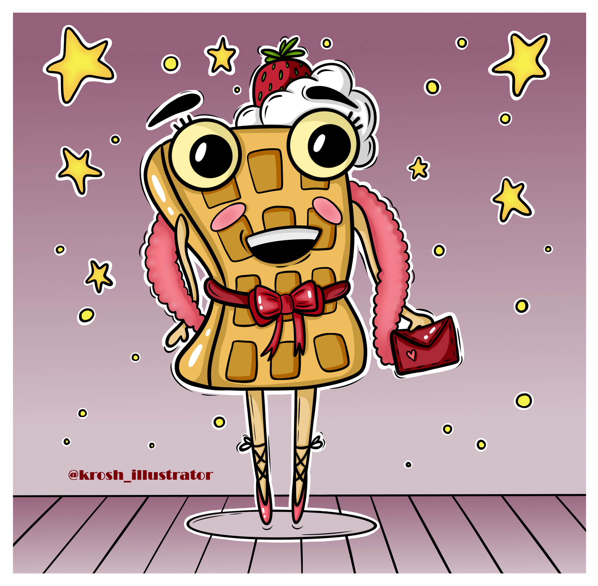 Вафля-модница:) | Пикабу