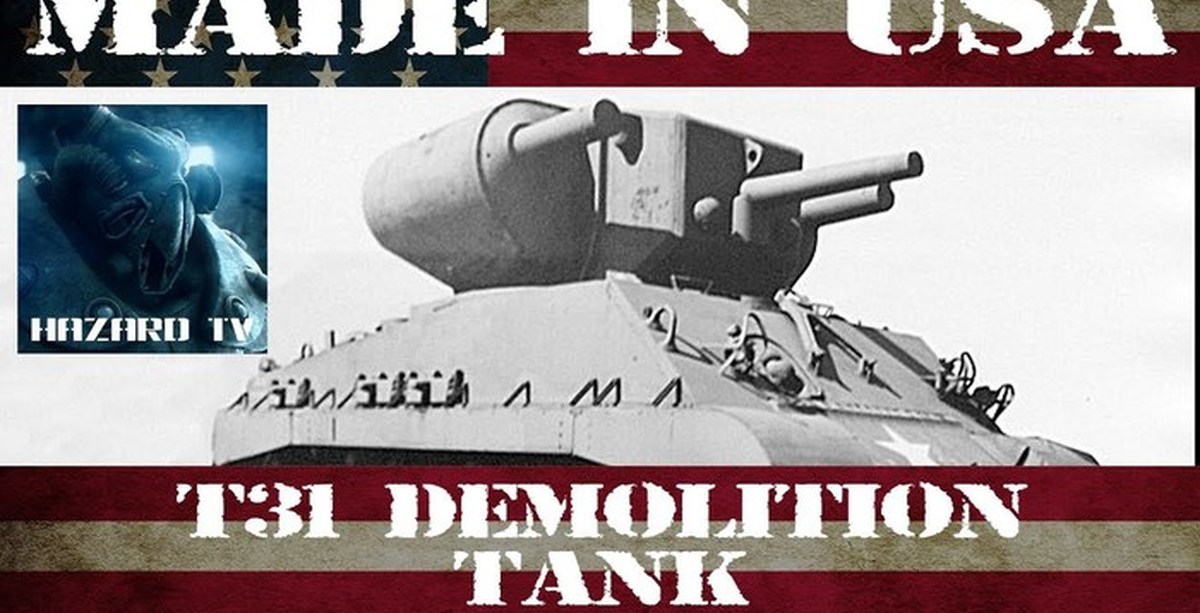 T31 Demolition tank (американский КВ-2) - 13.03.18 13:18 | Пикабу